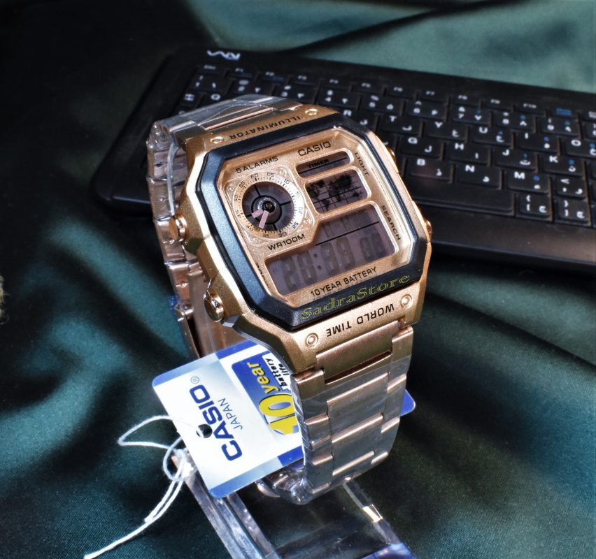 CASIO WORLD TIME 3299 سوپر فول با موتور ژاپن کاسیو جهان نما دیجیتالی ...